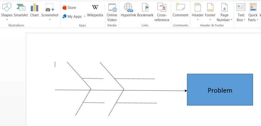 Cómo hacer una plantilla de diagrama de espina de pescado en Microsoft ...